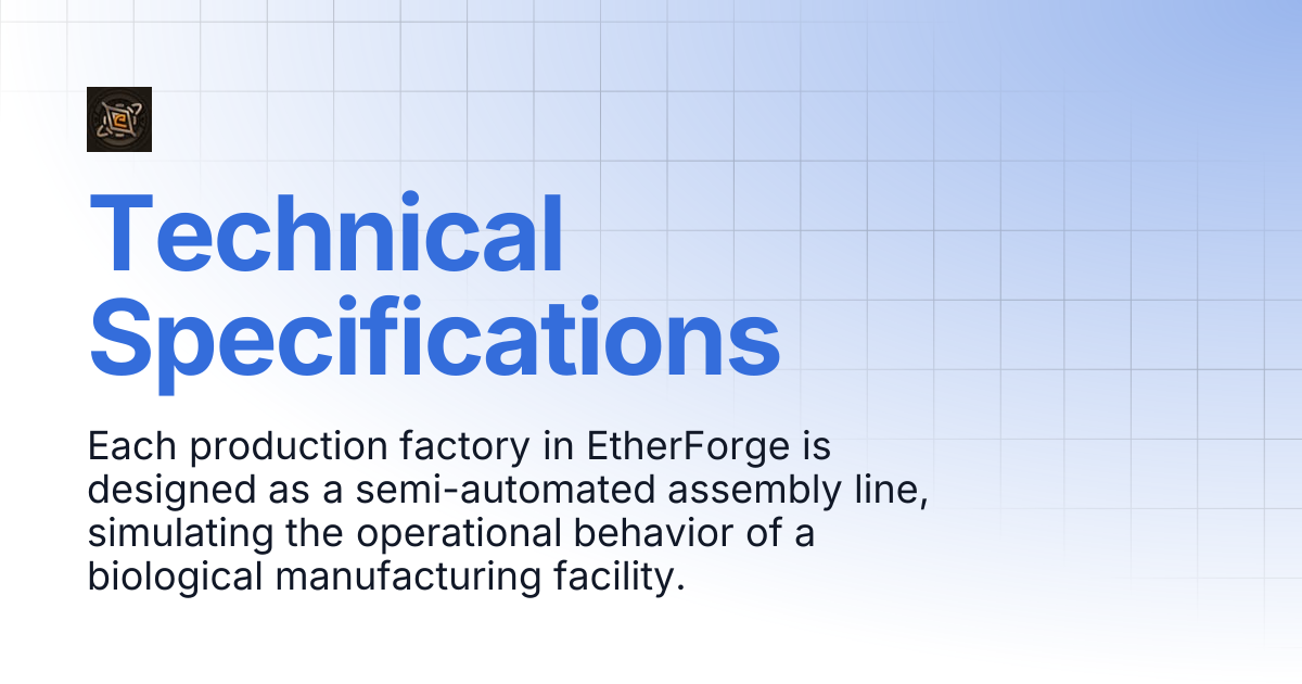 Technical Specifications | EtherForge